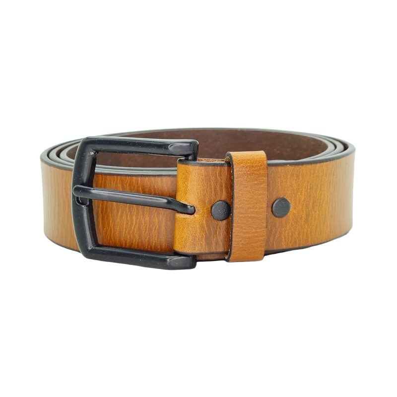 Buy 39mm Full Grain Crunch Tan Leather Belt Online in Australia