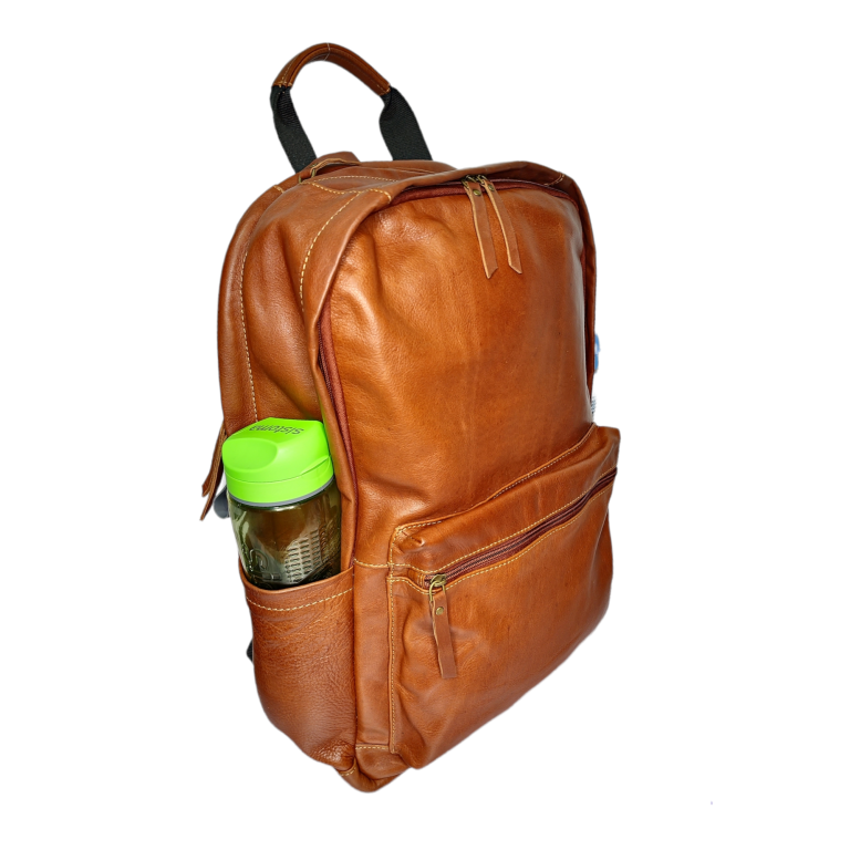 Buy Classic Tan Leather Backpack Online in Australia