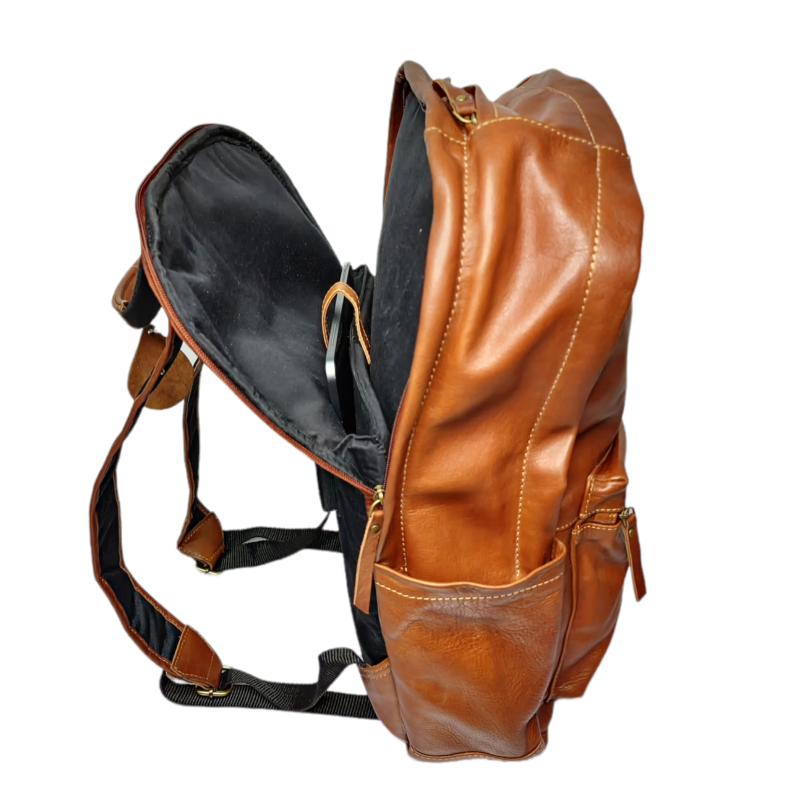 Buy Classic Tan Leather Backpack Online in Australia