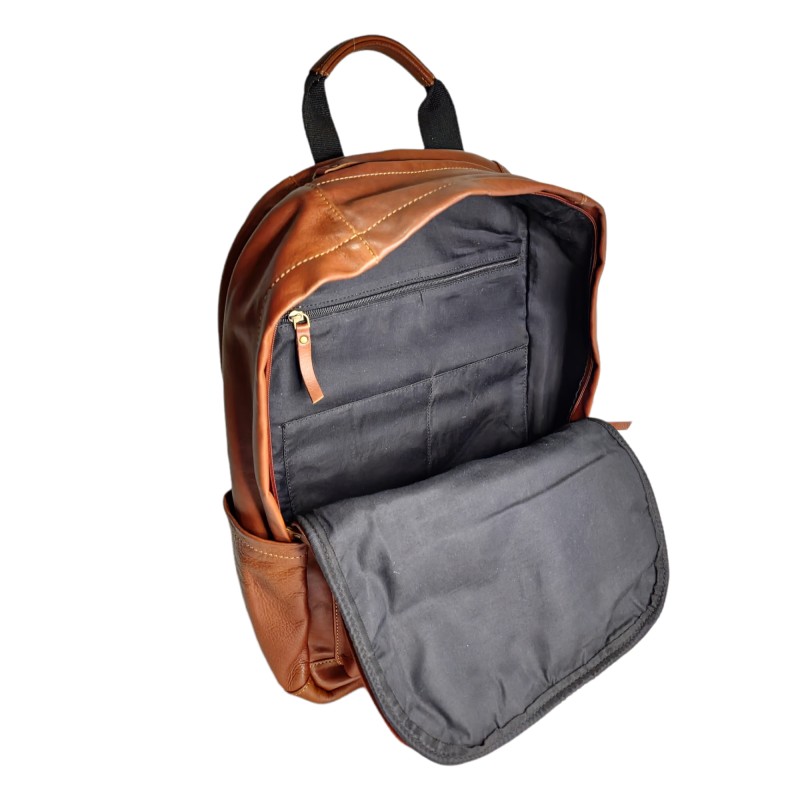 Buy Classic Tan Leather Backpack Online in Australia